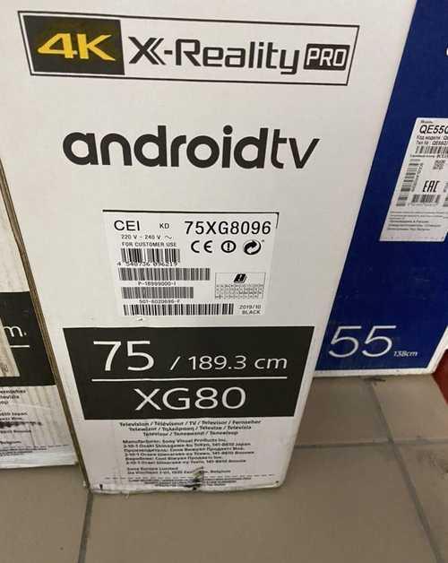 Телевизор Sony KD-75XG8096 74.5" (2019)