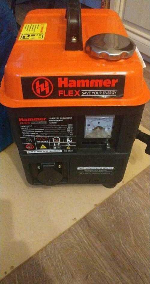 Бензиновый генератор hammer gn1000i