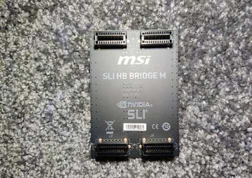 Мост Nvidia SLI msi