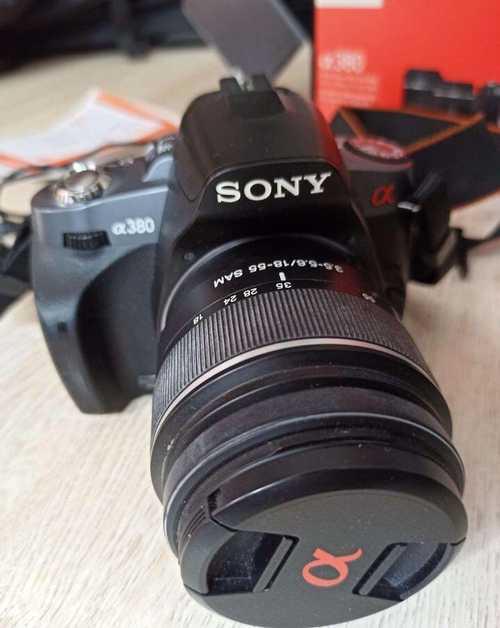 Зеркальный фотоаппарат sony alpha 380