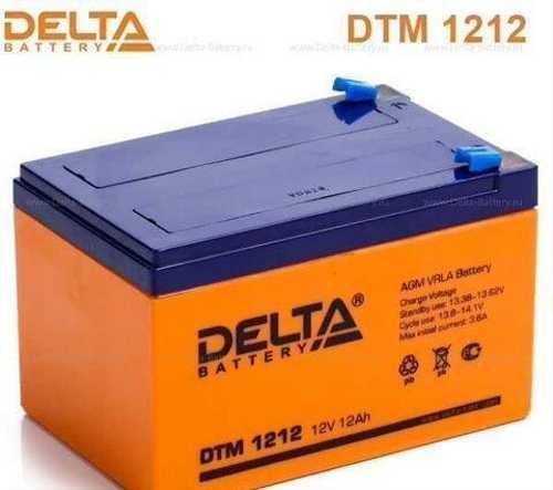 Аккумулятор delta DTM-1212