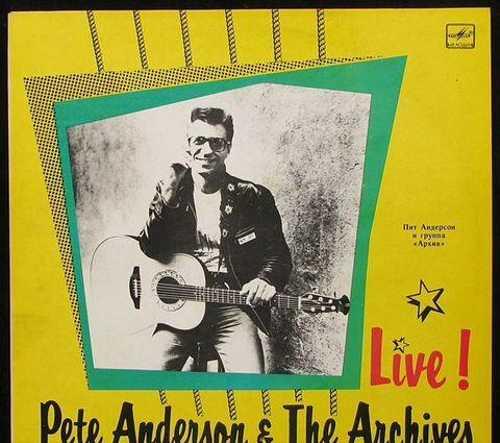 Пластинка Pete Anderson & The Archives - Live '89