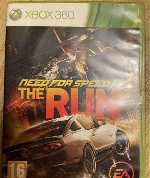 Игра для xbox 360 nfs the run