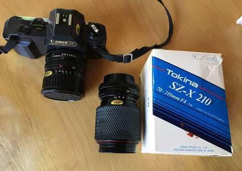 Фотоаппарат Canon T50, 35-70mm + Tokina 70-210mm