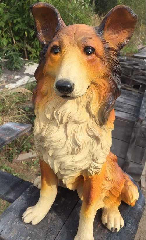 Красивая статуэтка,фигурка Собаки Колли