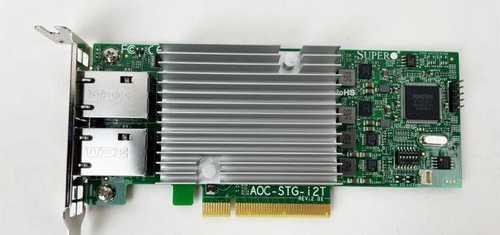 Сетевой адаптер Supermicro AOC-STG-I2T (X540-T2)