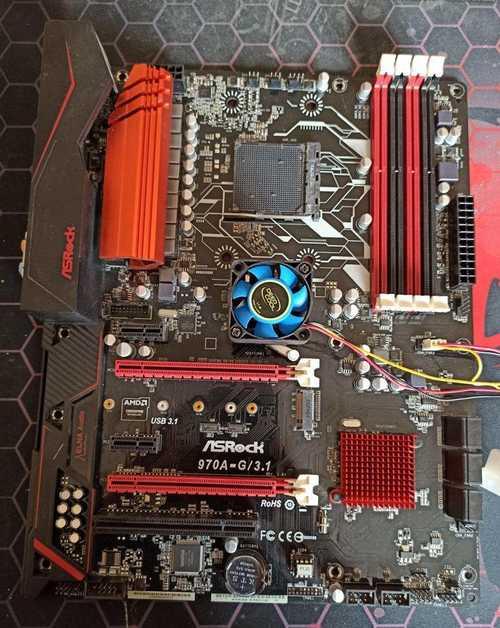 Материнская плата Asrock 970A-G/3.1