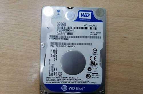 Жесткий диск 2.5" WD WD3200lpcx 320Gb