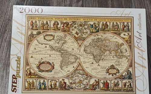 Пазл историческая карта мира