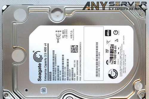 HDD 3,5" seagate 6TB SAS 12G 7.2K - 25 шт