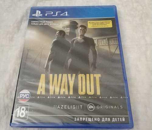 A Way Out PS4 (новая, в пленке, русская версия)