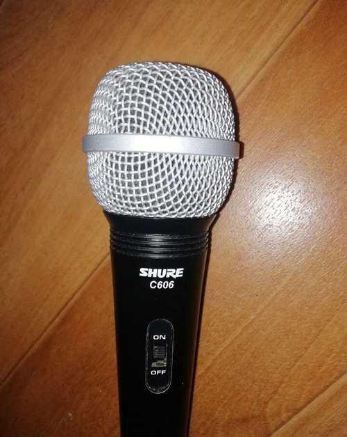 Микрофон shure. c606