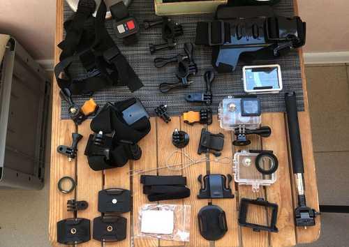 Огромный набор от Экшн камер каркам 4к и Eken 4k