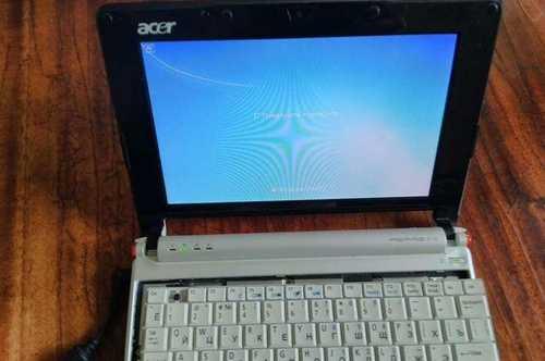 Нетбук Acer Aspire One ZG5, рабочий на запчасти