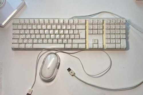 Apple клавиатура и мышь