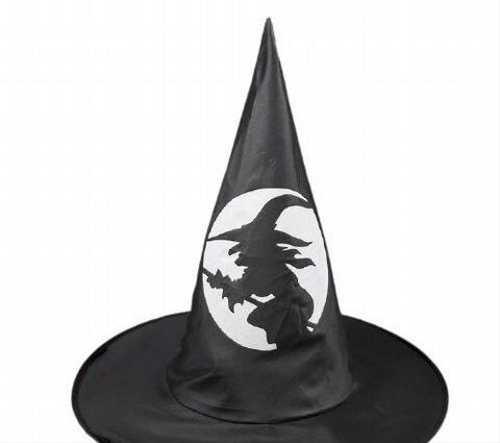 Карнавальная шляпа Ведьма светится в темноте, р-р