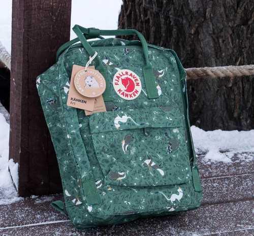 Рюкзак Fjallraven Kanken Art Green Fable (Канкен)