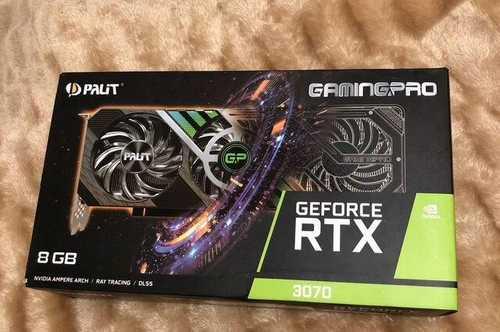 Коробка от видеокарты rtx 3070 palit gamingpro