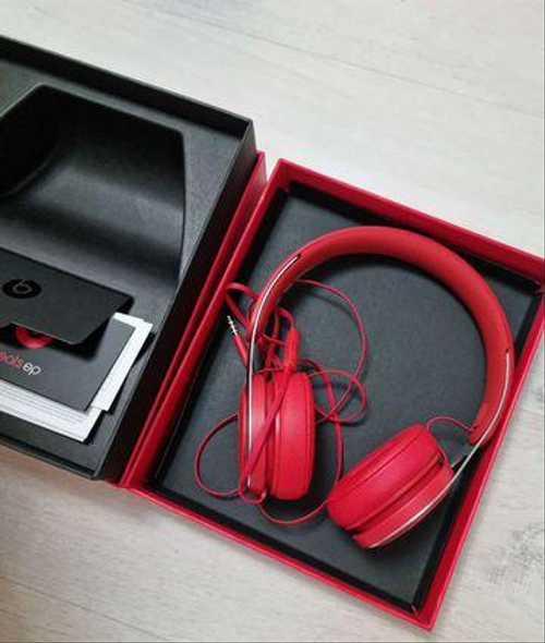 Наушники Beats EP On-Ear Headphones Red