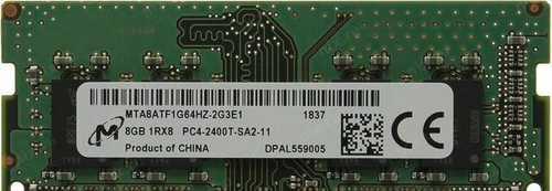 Озу Micron 4Gb DDR4-2666 PC4-21300 для ноутбука
