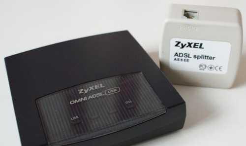 Модем zyxel omni adsl USB EXT (RTL) AnnexA