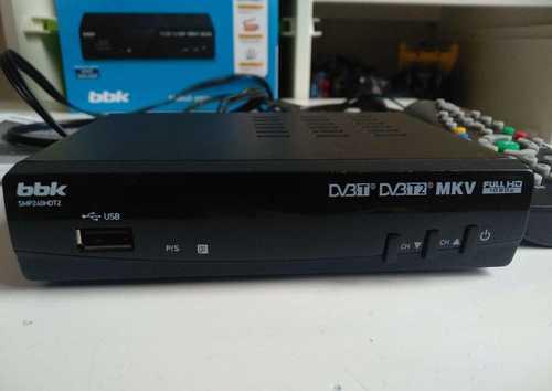 Dvbt2 ресивер и HD-плеер для тв BBK smp240hdt2