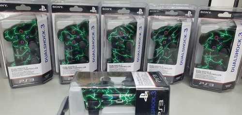 Sony Dualshock PS3 como green молния зеленый