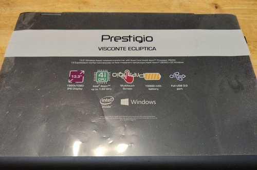 Ноутбук 13.3" prestigio visconte ecliptica