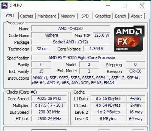 Комплект на AMD FX-8320