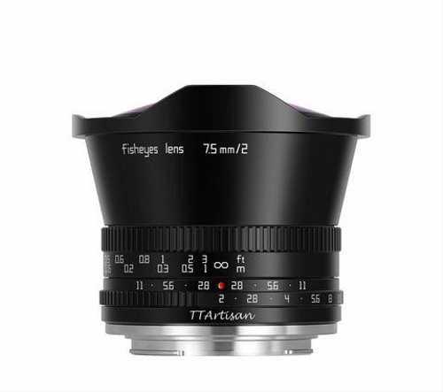 Объектив TTArtisan 7.5mm F2