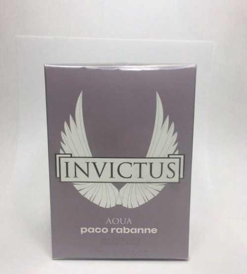 Invictus aqua paco rabanne 100 ml новые