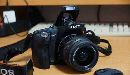 Sony dslr-A580 с объективом