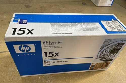 Картридж HP LaserJet 15X (C7115X) Оригинальный