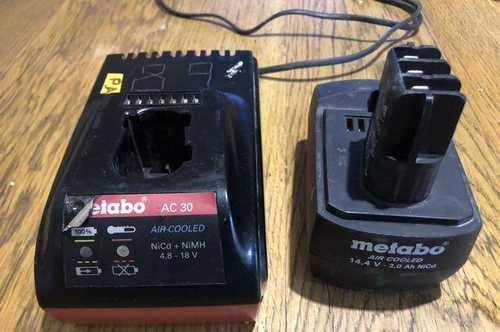Зарядное устройство и аккумулятор Метабо (Metabo)