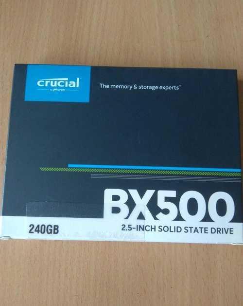 SSD Crucial bx500 240Gb