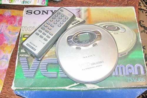 CD плейер sony D-VJ65 VCD Walkman G-Protection