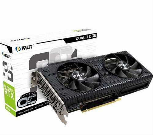 Видеокарта Palit GeForce RTX 3060 oc Dual 12gb