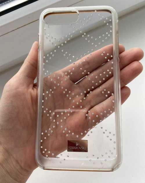 Чехол Swarovski на iPhone 7+