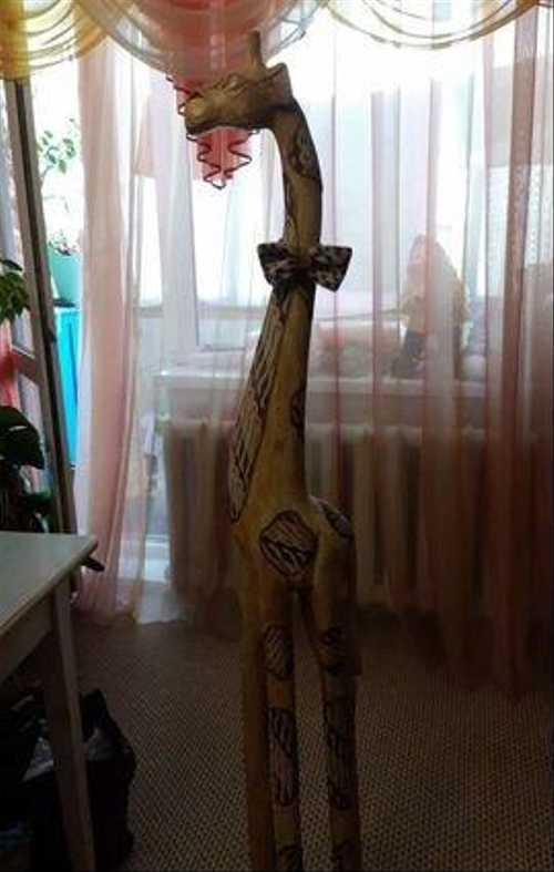 Статуэтка жираф (дерево)