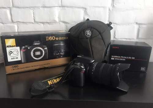 Nikon D60 + Sigma 18-200