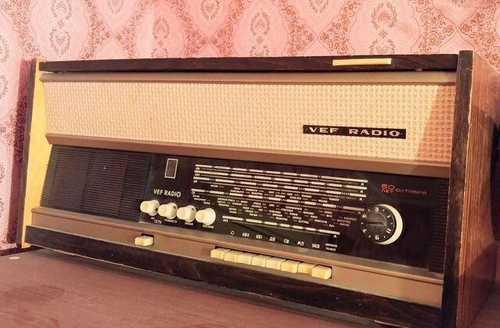 Радиола Vef radio с проигрывателем пластинок
