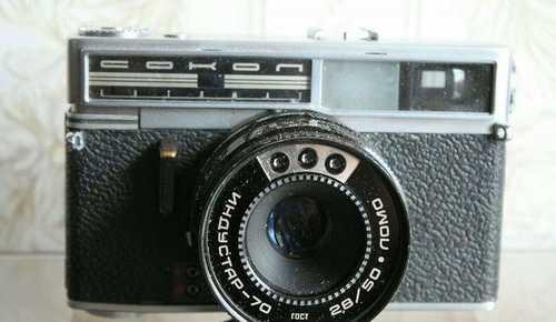 Плёночный фотоаппарат сокол автомат