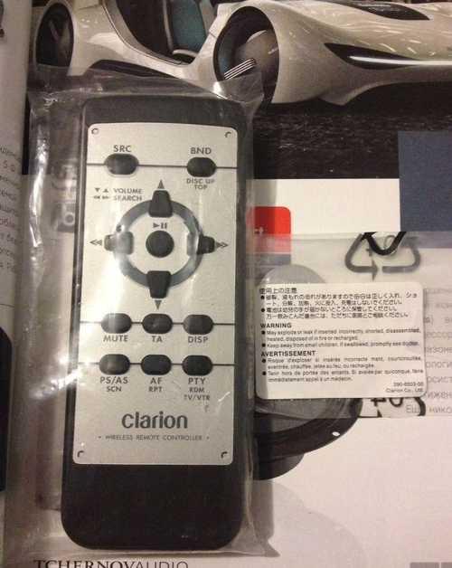 Ду-пульт Clarion RCB-172 кларион новый+ батарейка