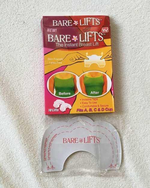 Наклейки для подтяжки груди bare lifts невидимый б