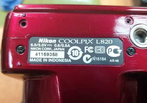 Фотоаппарат nikon L820 на запчасть