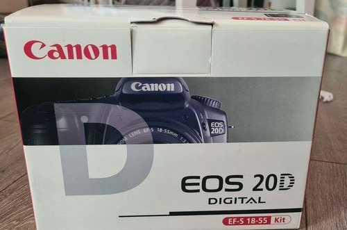 Фотоаппарат Canon 20D + EF-S 18-55 +зарядник