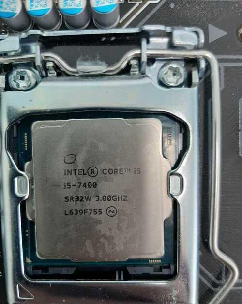 Процессор Intel Core i5 7400 и мат. плата z270