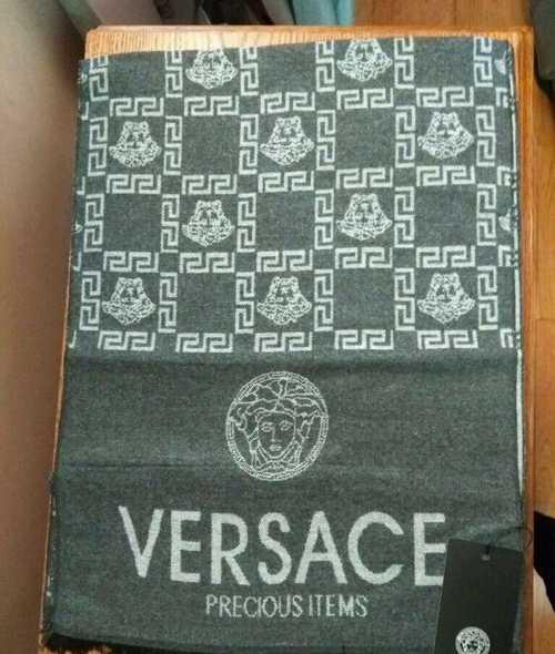 Мужской шарф кашемир Versace,новый