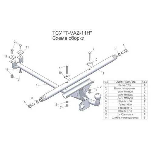 Фаркоп ваз 2105 2107