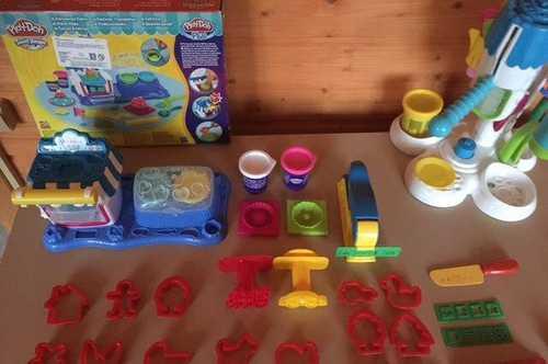Развивающие игрушки 4 игровых набора Play-Doh